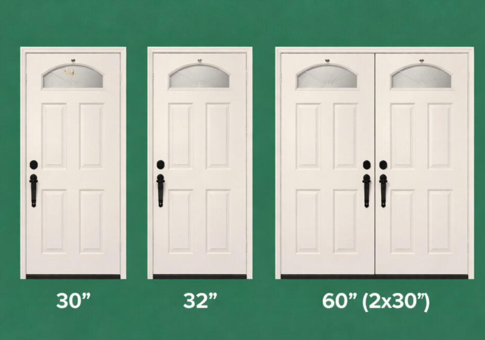 The Homeowner's Guide to Standard Door Width and Height